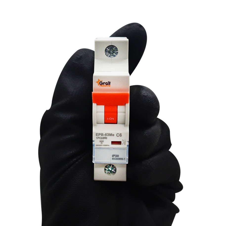 Interruptor Termomagnético 1P C6 6kA - Gralf