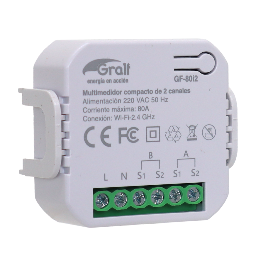 Multimedidor compacto de 2 canales - Gralf